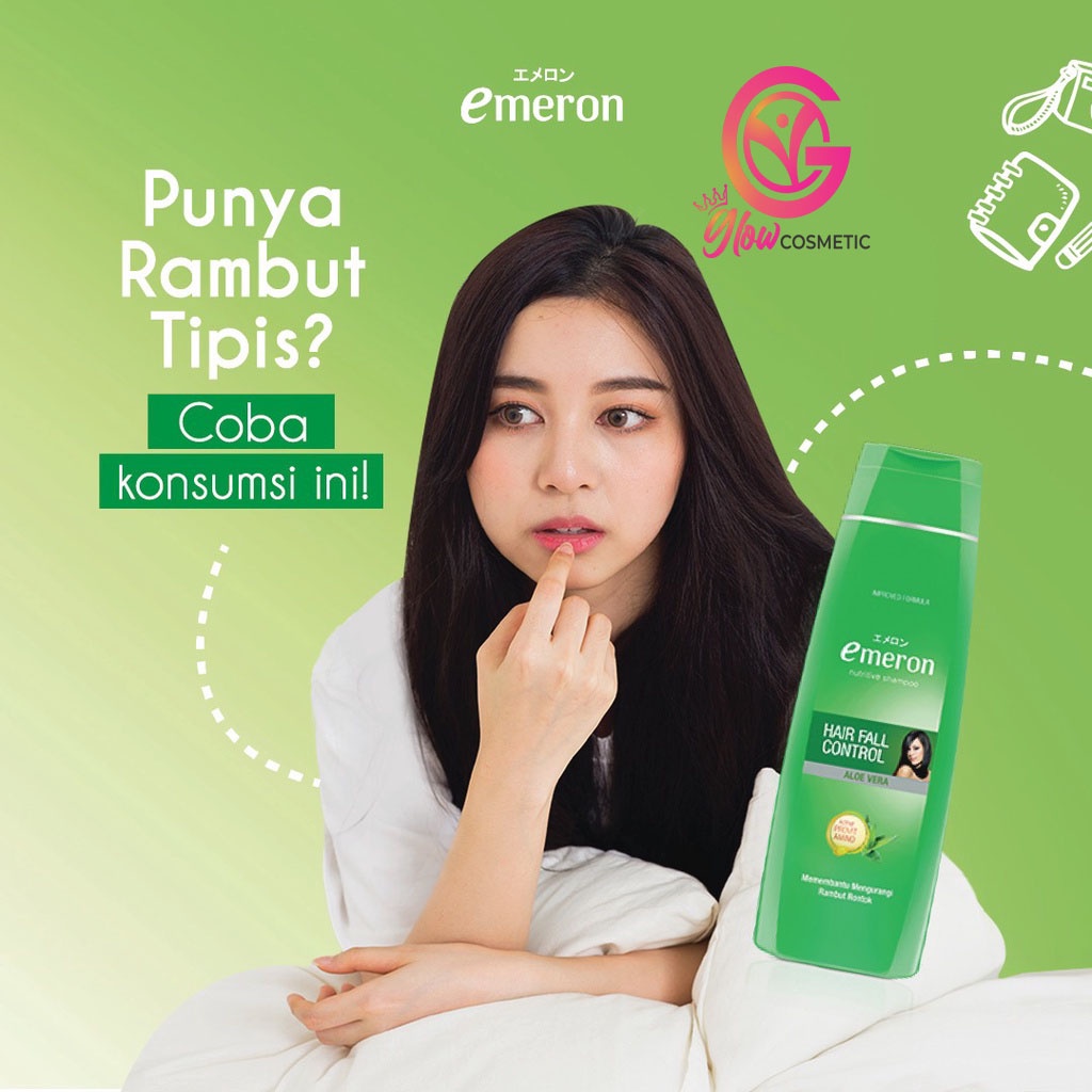 Jual EMERON NUTRITIVE SHAMPOO HAIR FALL CONTROL/ALOE VERA/N012595 ...