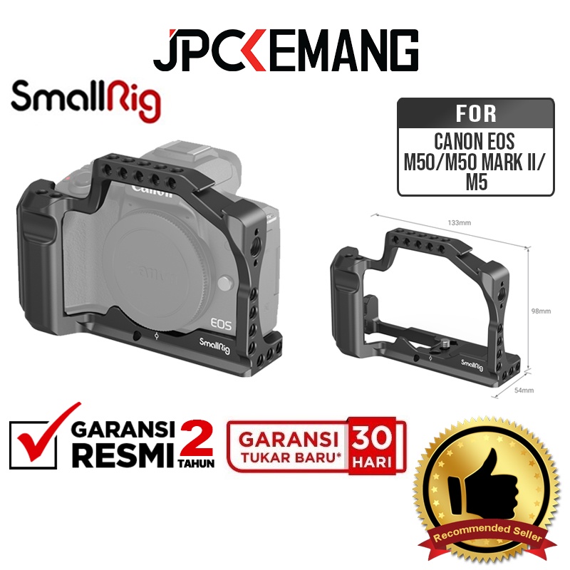 Jual SmallRig Camera Cage Canon EOS M50 M50 Mark II M5 Small Rig 2168C ...