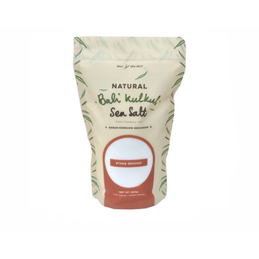 Jual Natural Bali Kulkul Stone Ground Sea Salt 500 Gr ( Garam Laut ...