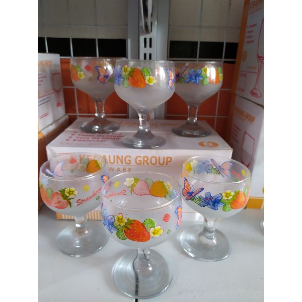 Jual Gelas Sloki Kaca 6pcs | Shopee Indonesia