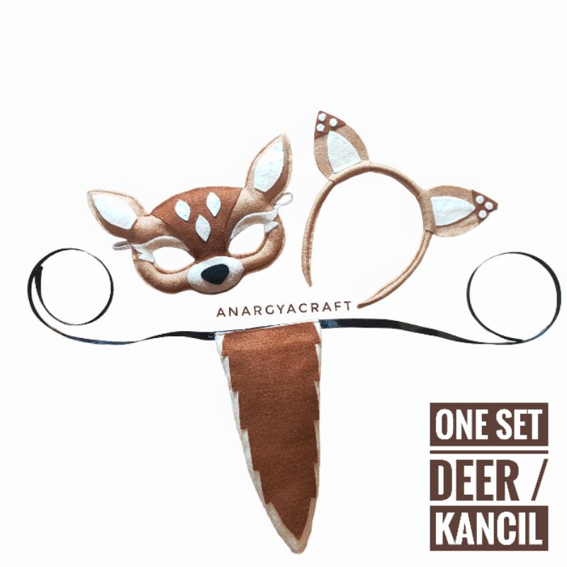 Jual TOPENG KANCIL, BANDO KANCIL, EKOR KANCIL / DEER, bando rusa ...