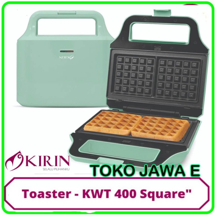 Jual WAFFLE MAKER WAFFLE TOASTER KIRIN KWT 400S - Cetakan Kotak ...