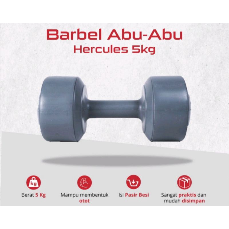 Jual Barbel Murah 5KG/Dumbbell Murah 5KG/Barbel Plastik 5KG/Barbel ...