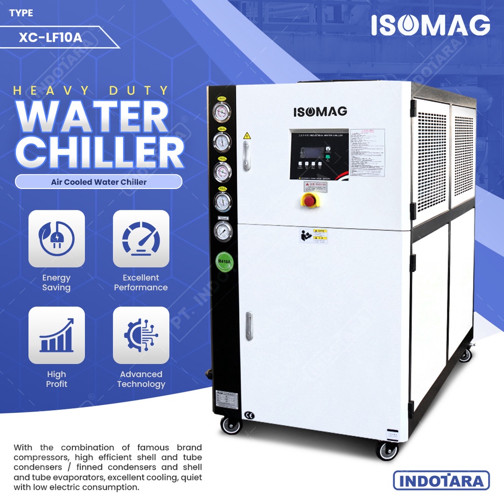 Jual Mesin Pendingin Udara Industri / Isomag Water Chiller XC-LF10A ...