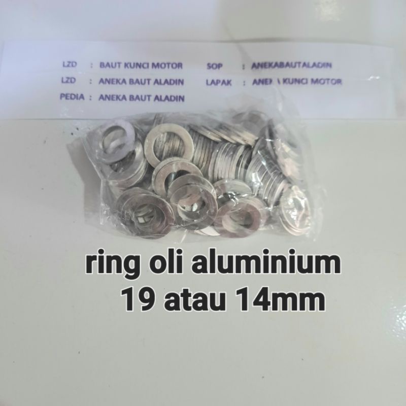 Jual ring oli 19 atau m14 per 100pcs | Shopee Indonesia