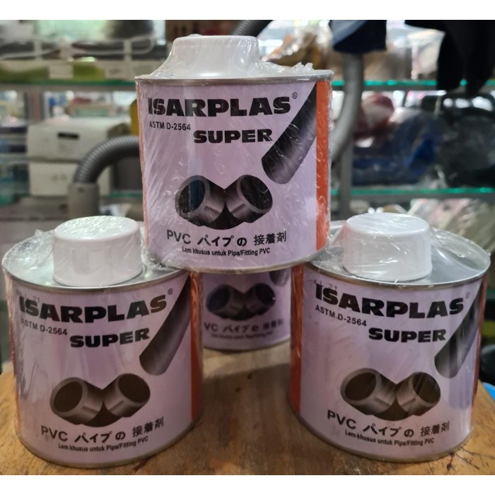Jual Glue Isarplas Kuas 400 Gram Lem Fox Lem Pipa Pvc Per Kaleng | Shopee Indonesia