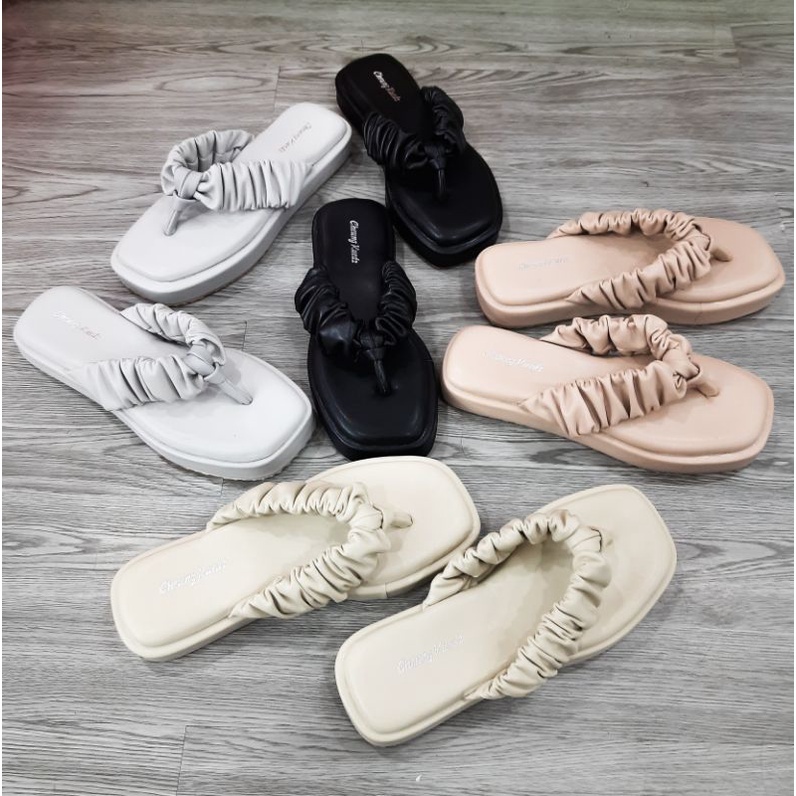 Jual CHEUNG KUEDZ || 501 ||SANDAL SPON PREMIUM || SANDAL WANITA TERBARU ...