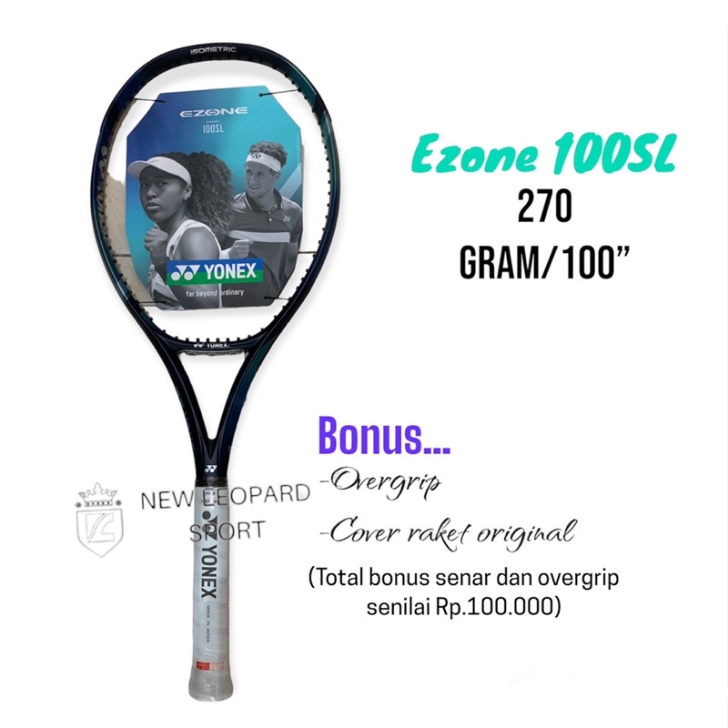 Jual Raket tenis yonex Ezone 100SL 270 gram sky blue | Shopee Indonesia