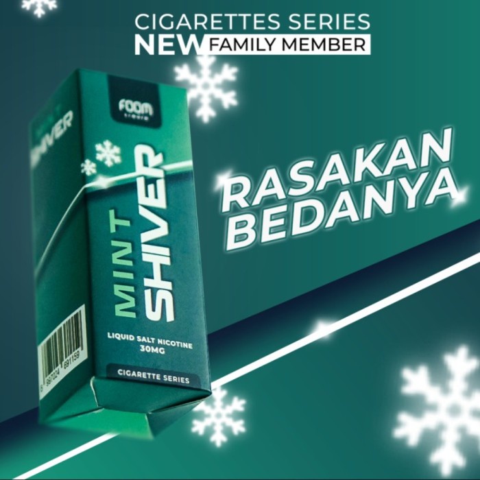 Jual Liquid Foom Mint Shiver Salt Nic 30ML by Foom Lab / Cigarettes ...