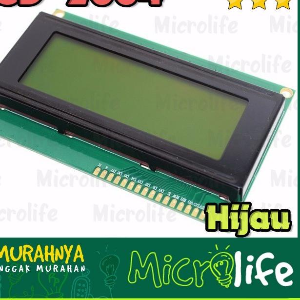 Jual LCD 20x4 2004 Hijau Display Arduino Raspberr Pi | Shopee Indonesia