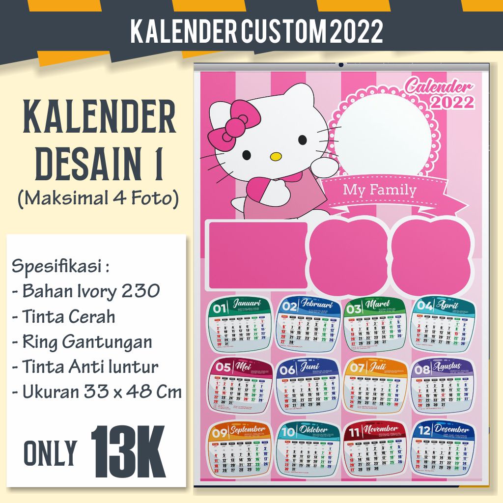 Jual KALENDER KARAKTER 2023 | Shopee Indonesia