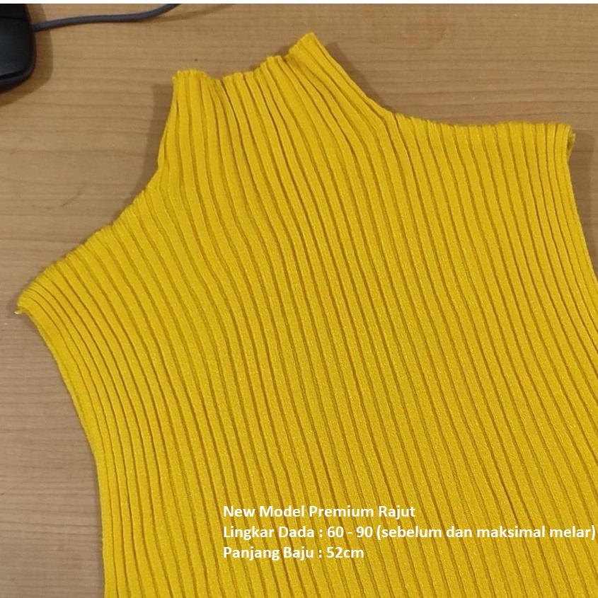 Jual AJW Atasan Rajut Import Premium Tanpa Lengan RM RA| Inner ...