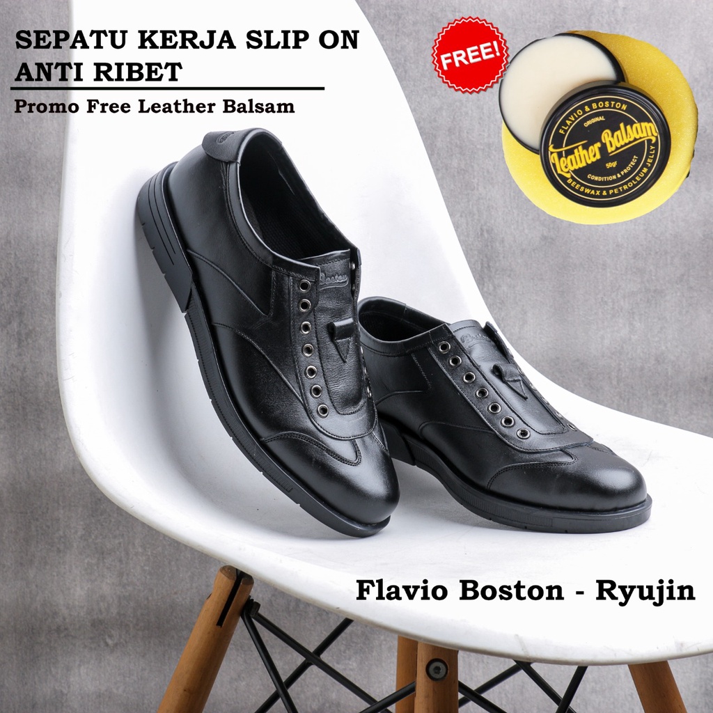 Jual sepatu pantofel slip on sepatu kerja pria sepatu formal pria ...