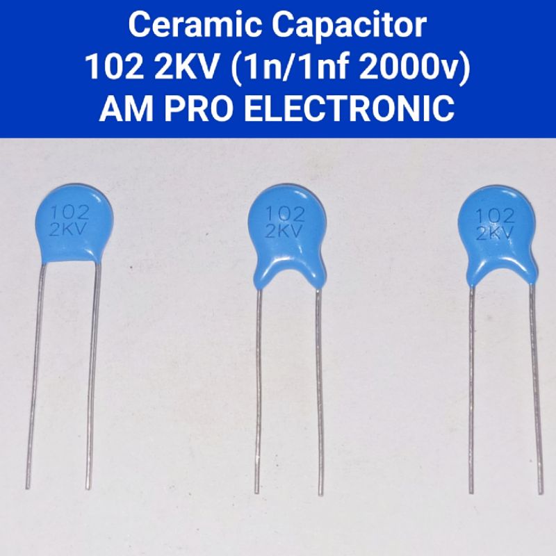Jual Ceramic 102 2KV 1nf Keramik Kapasitor 2000v 1n Capacitor | Shopee ...