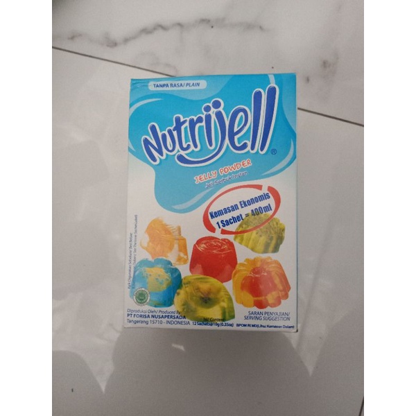 Jual Nutrijell Agar 1 box Atau Bubuk Agar Jelly Puding Instan Nutrijel ...