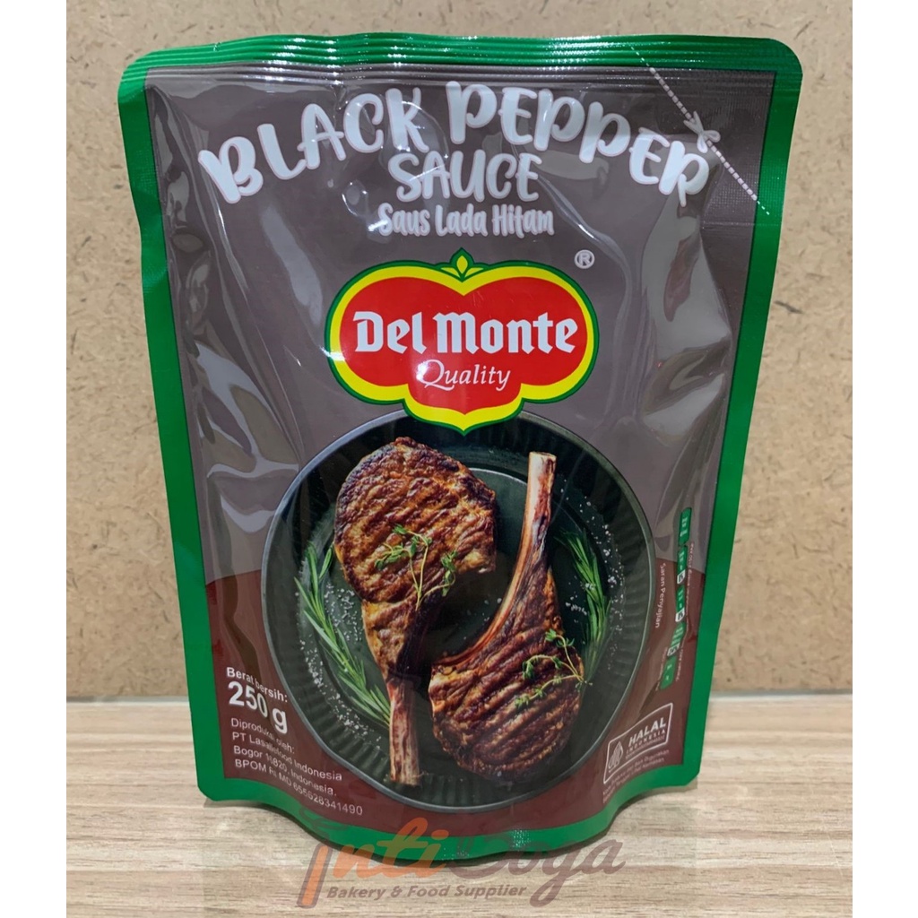 Jual DelMonte Black Pepper Sauce 250gr – Del Monte Saus Lada Hitam 250 ...
