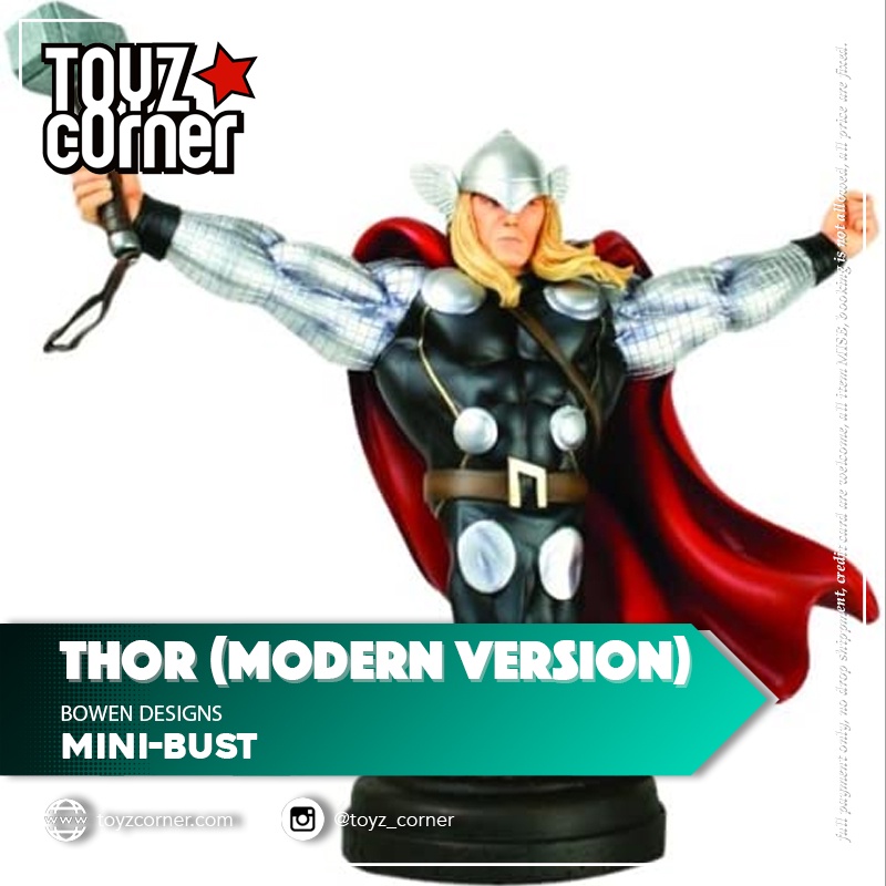 Jual Toyz Corner - Bowen Designs Marvel Mini Bust Thor (Modern Version ...