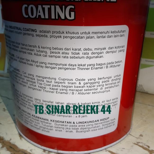 Jual AVIAN ANTI FOULING MARINE PAINT Kaleng 1KG CAT Coating KAPAL LAUT - MERAH ATI | Shopee ...