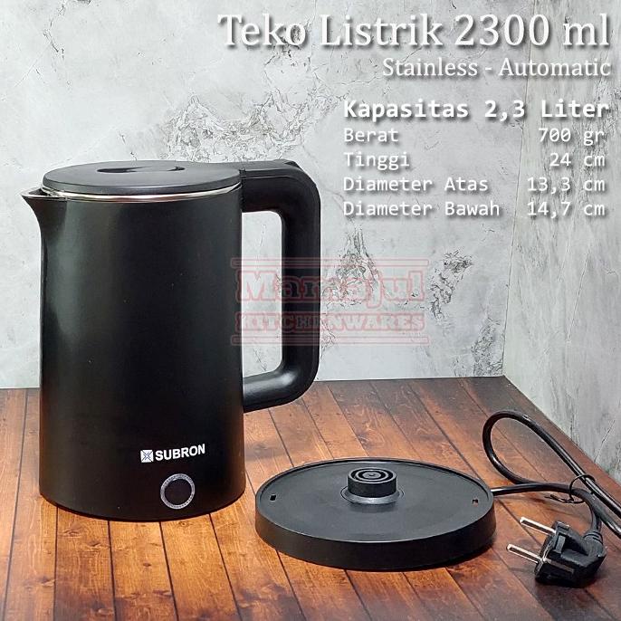 Jual Teko Listrik 2 Liter Electric Kettle - Termos Pemanas Air Praktis ...
