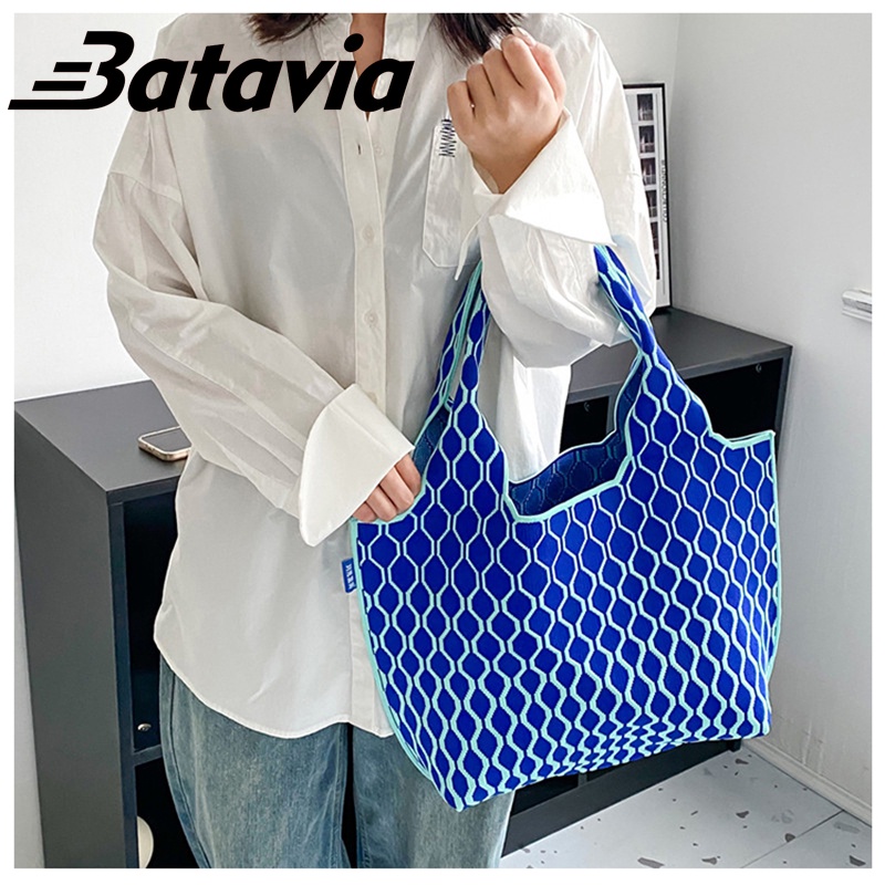 Jual Batavia 2023 Baru penyimpanan indah tas rajutan portabel kecil ...