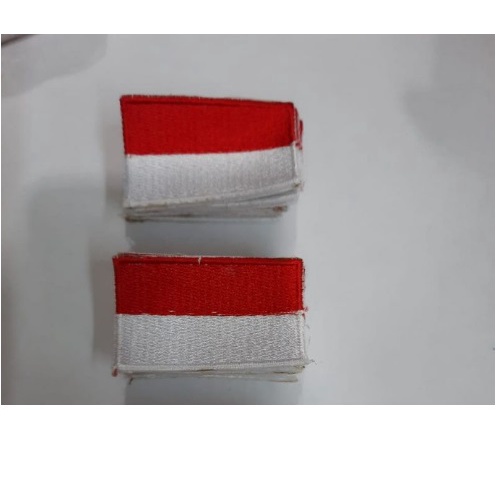Jual BADGE LOGO BENDERA MERAH PUTIH BORDIR KOMPUTER | Shopee Indonesia