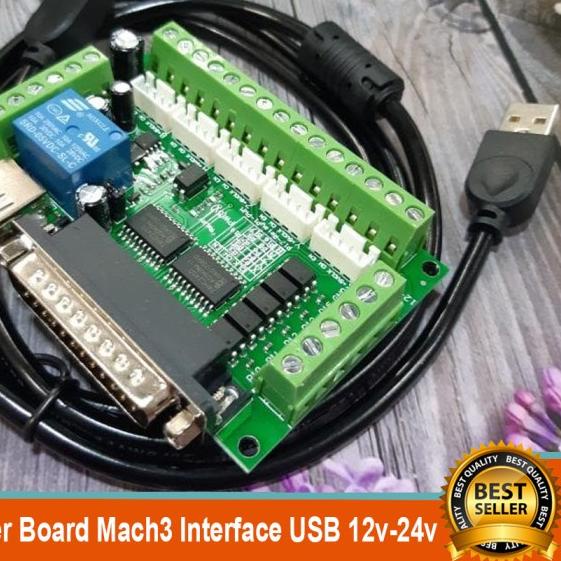 Jual New 5 Axis CNC Controller Board Mach3 Interface USB LPT 12v-24v ...