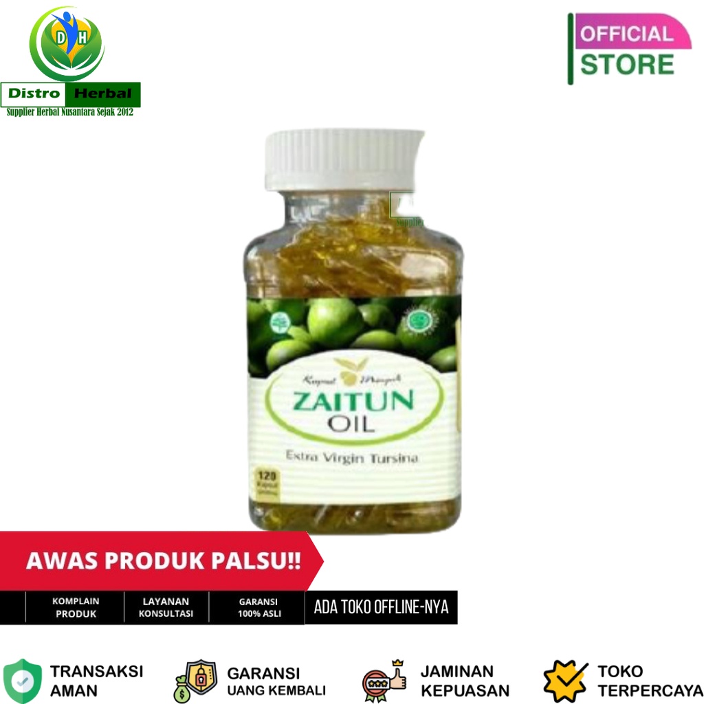 Jual Minyak Zaitun Oil Extra Virgin Kapsul Herbal Indo Utama 120 Kapsul - HIU | Shopee Indonesia
