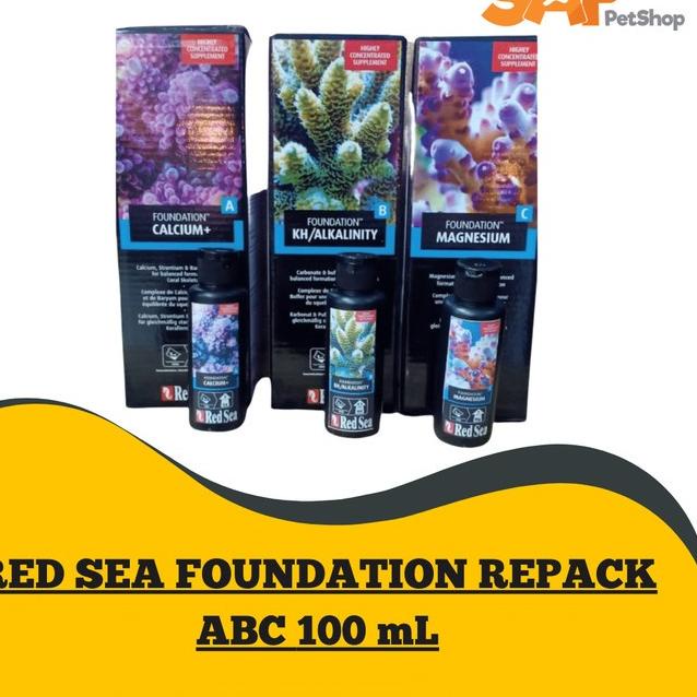 Jual RED SEA FOUNDATION ABC REPACK 100 mL DOSING AQUARIUM AIR LAUT ...