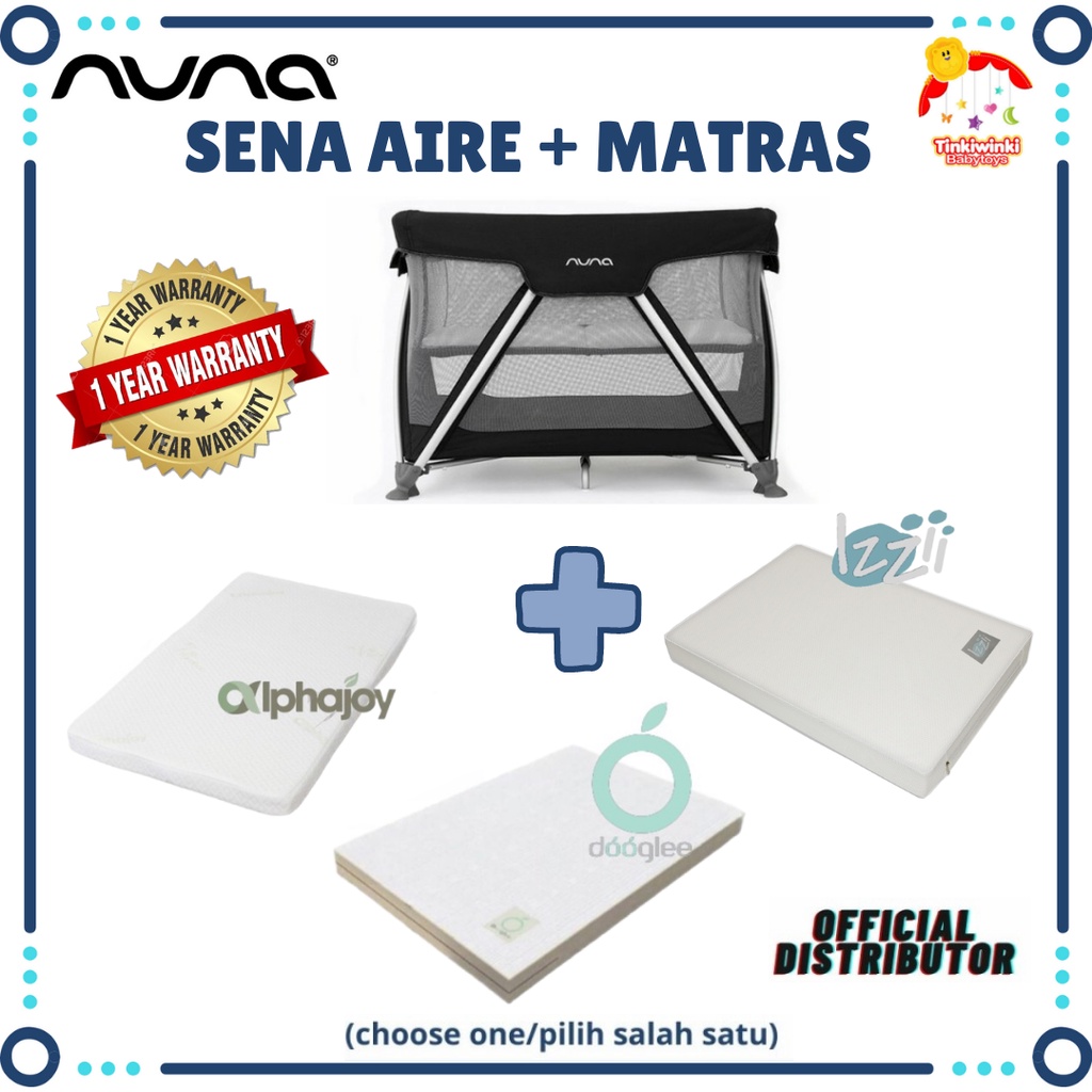 Jual NUNA Sena Aire Baby Box + Matras Dooglee | Alphajoy | Shopee Indonesia