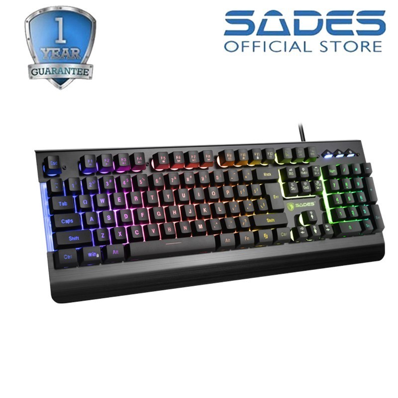 Jual Keyboard Gaming RGB Fullsize Sades Neo Whistle | Shopee Indonesia