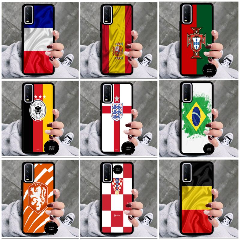 Jual ubluk store Case custom Vivo Y12s, Y20, Y20s motif bendera piala ...