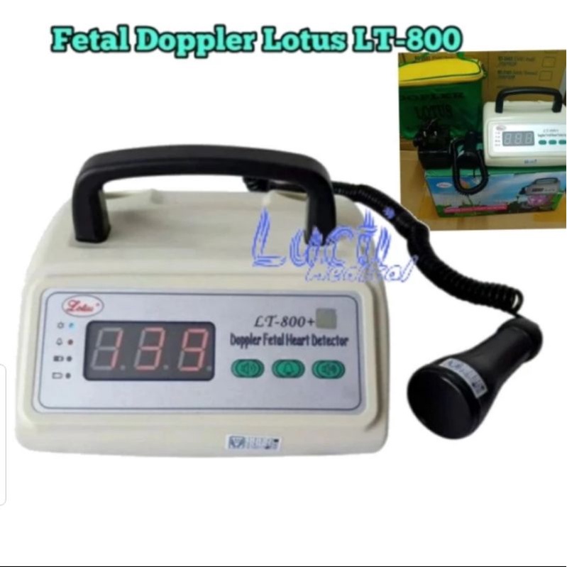 Jual Fetal Doppler Lotus LT-800+/Doppler LCD Fetal Heart Detector ...