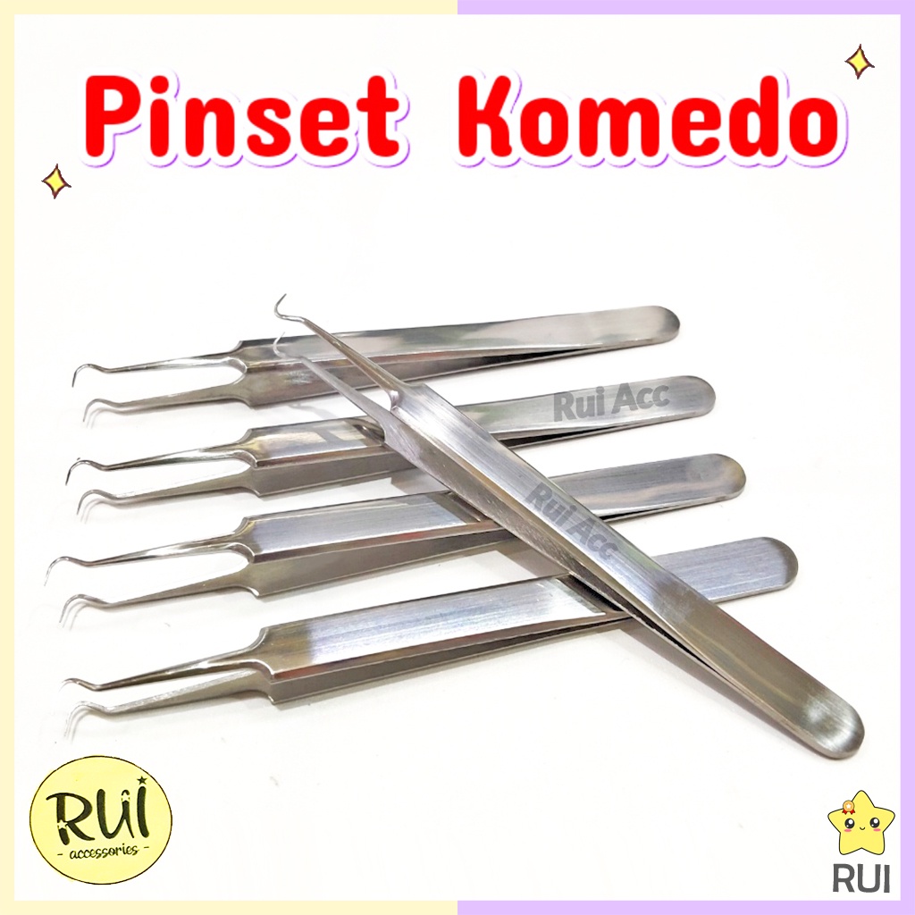 Jual Pinset Penjepit Komedo Alat Capit Pingset Blackhead Tweezer ...