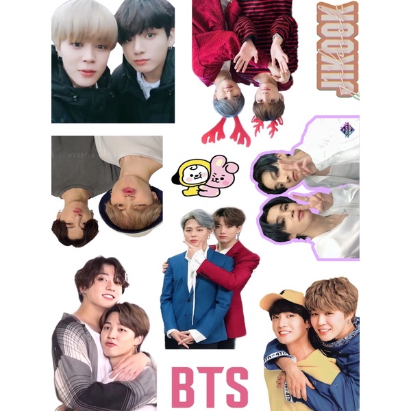 Jual Stiker BTS ( Sudah Cutting) Shiper Taekook Vmin Namjin Sope Jikook ...
