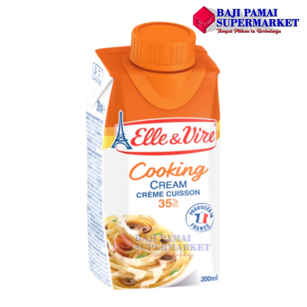 Jual Elle & Vire Cooking Cream Cuisson 200ml | Shopee Indonesia