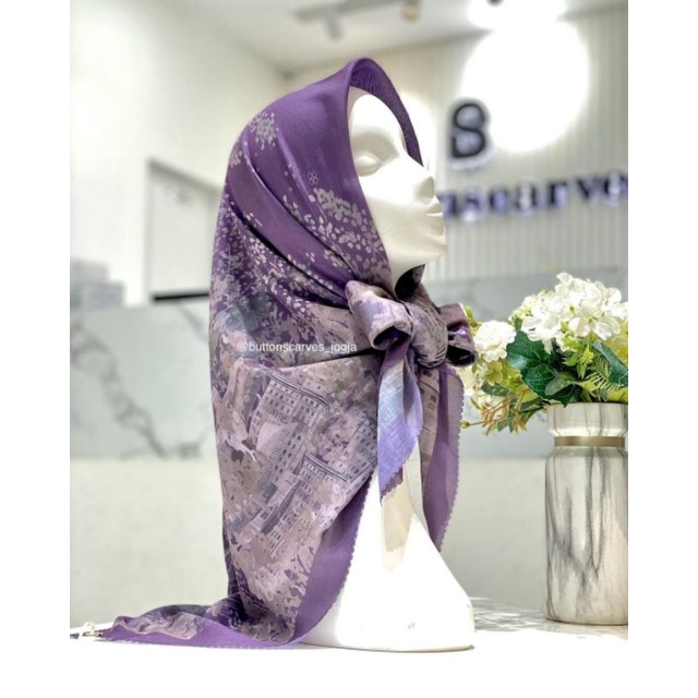 Jual READY NEW NY 3 courage Buttonscarves New York series Cek deskripsi ...