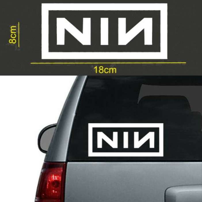 Jual Stiker Mobil Band NIN Nine Inch Nails - Car Decal Sticker | Shopee ...
