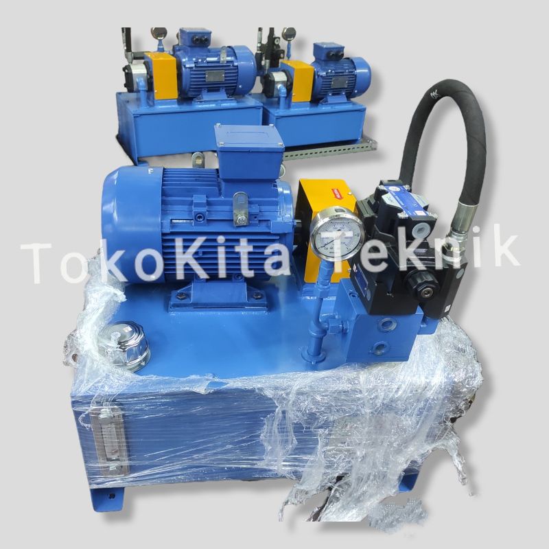Jual POWER PACK HYDRAULIC SYSTEM 60 LITER ELECTRIK DOUBLE ACTING ...