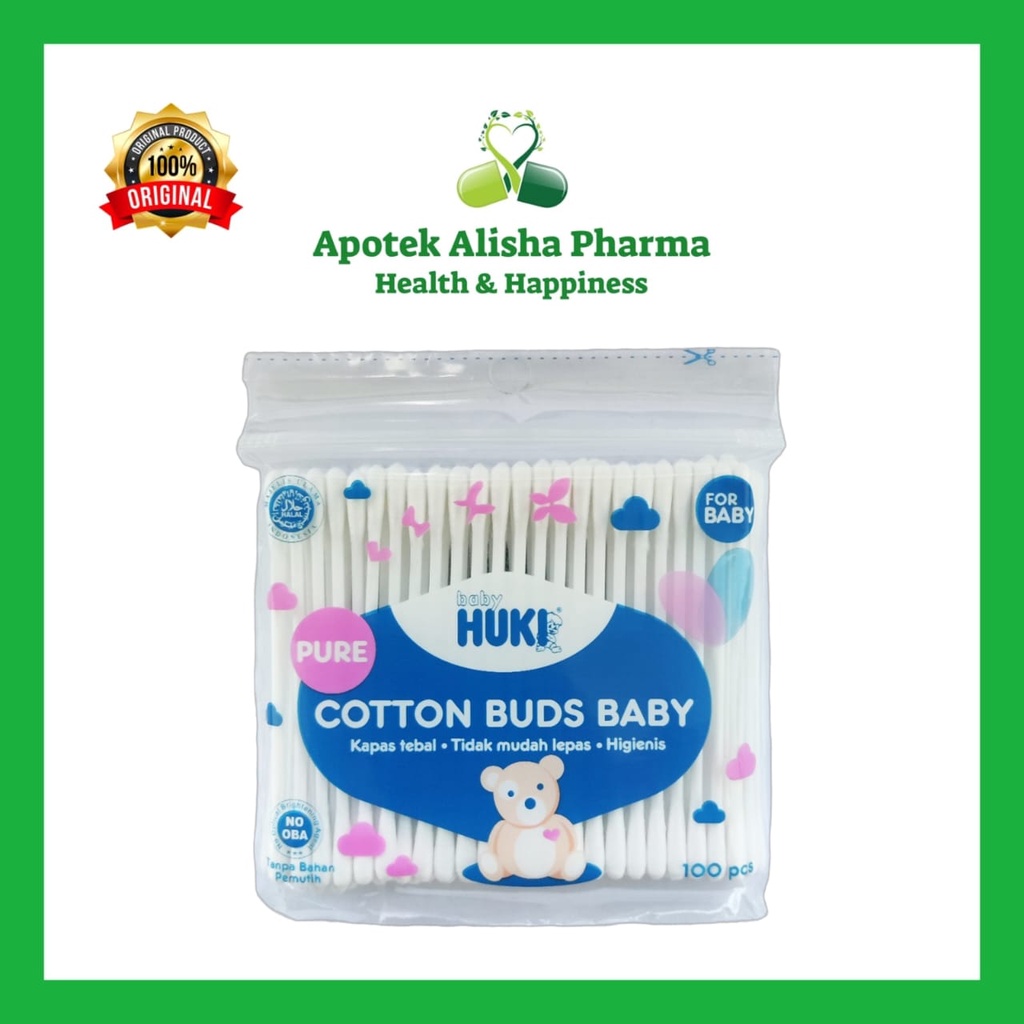 Jual Baby Huki Cotton Buds Baby / Dewasa ( Pack 100/150pcs) - Korek ...