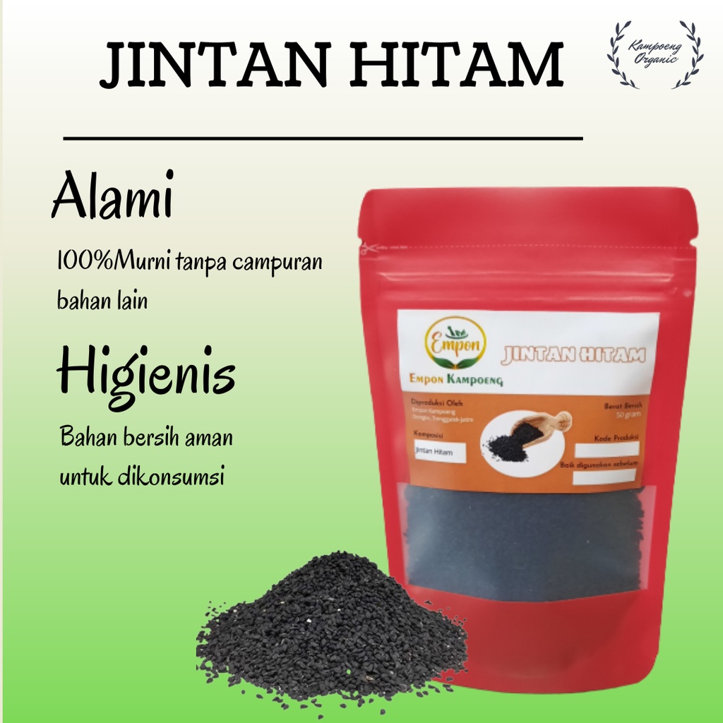 Jual Jinten Jintan Hitam Utuh Kering Habbatussauda Organic Bumbu Dapur ...