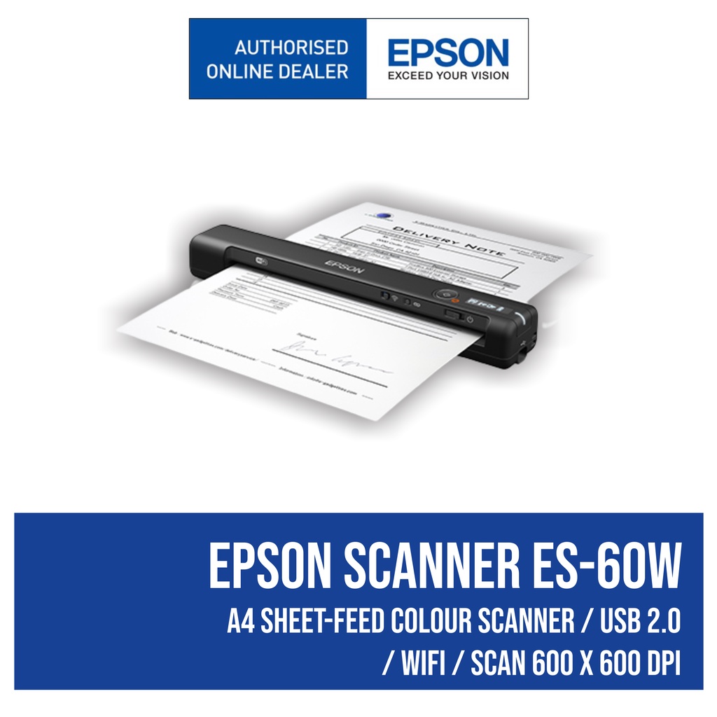 Jual Epson WorkForce ES 60W Wifi Sheetfed Portable Document Scanner ...