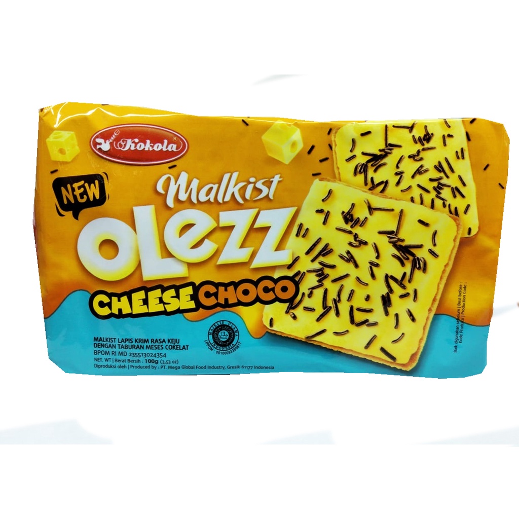 Jual KOKOLA MALKIST OLEZZ CHEESE CHOCO 100g | Shopee Indonesia