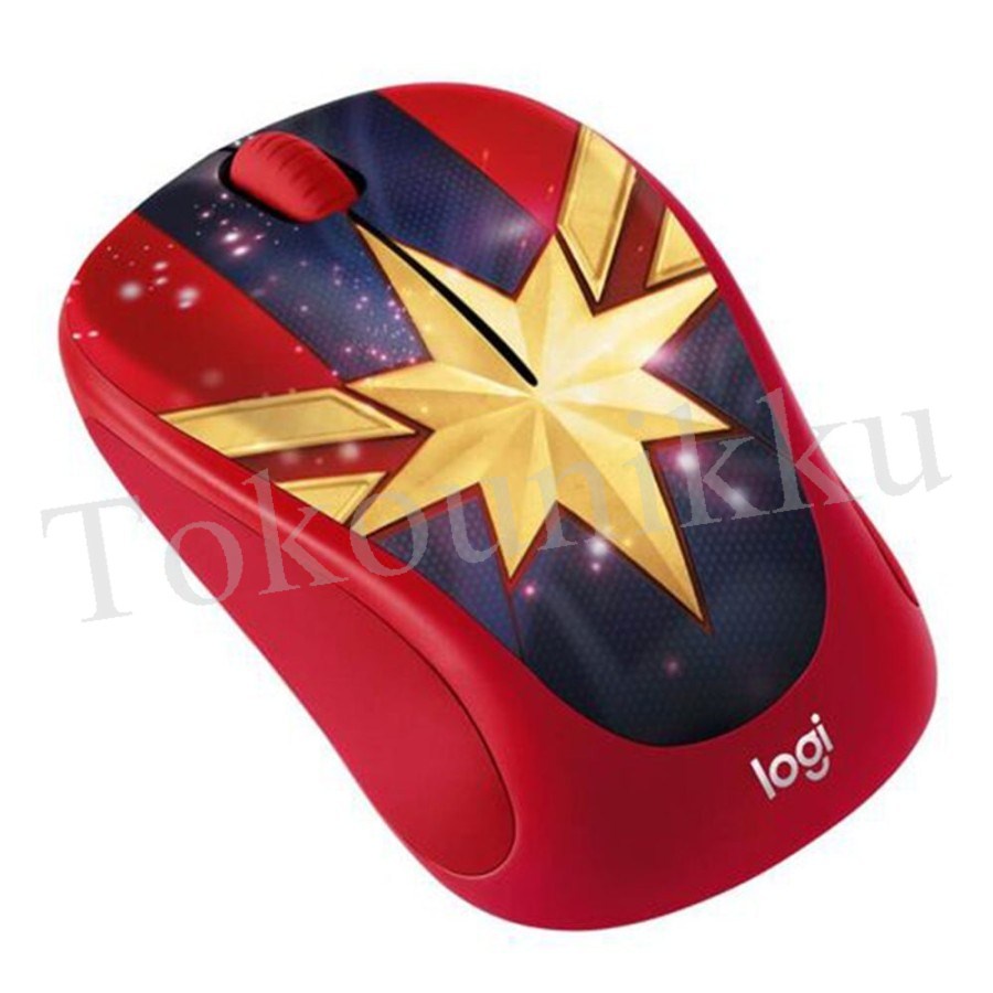 Jual Logitech M238 Mouse Wireless Captain Marvel | Shopee Indonesia