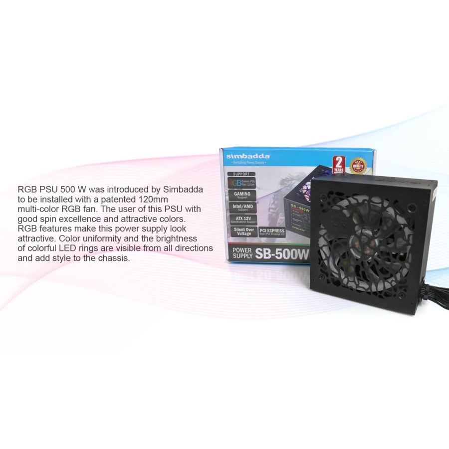 Jual Power Supply PSU PC Simbadda 380 watt New POWER SUPPLY SIMBADDA ORI PSU 380W | Shopee Indonesia