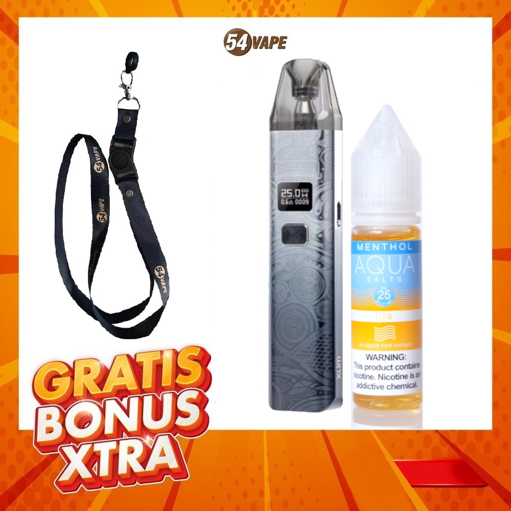 Jual Oxva Xlim V2 Pod Kit Anniversary Edition + Liquid Salt 15ml ...