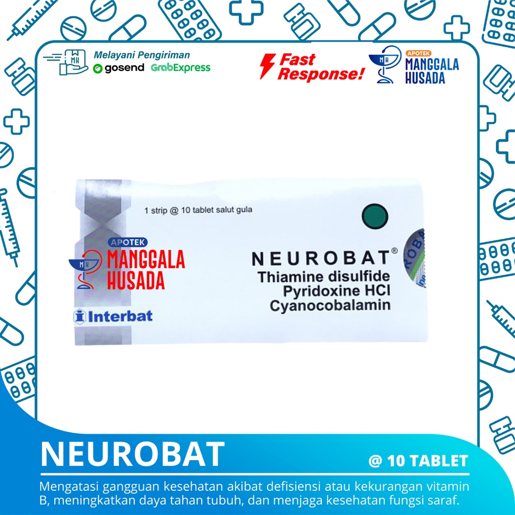 Jual NEUROBAT MULTIVITAMIN @ 10 TABLET | Shopee Indonesia