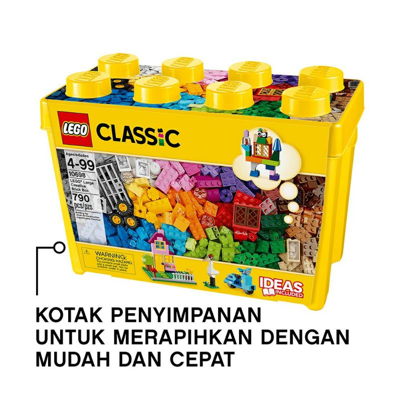 Jual LEGO CLASSIC LARGE 790PCS 10698 | Shopee Indonesia
