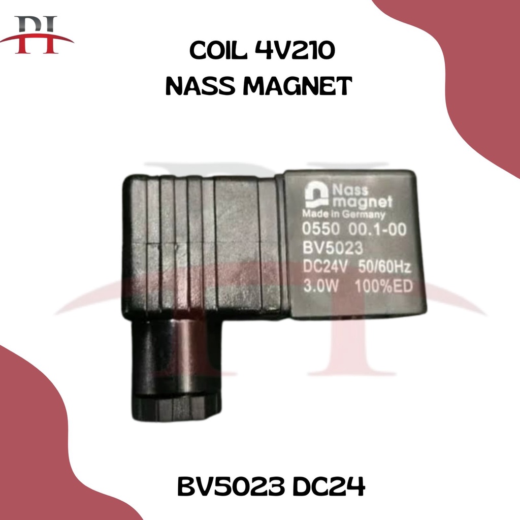 Jual COIL 4V210 NASS MAGNET BV5023 DC24/AC220 GERMANY | Shopee Indonesia
