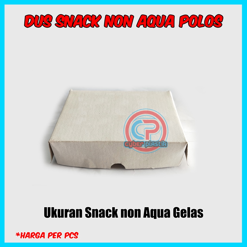 Jual Dus Snack Non Aqua Polos | Dus Snack Ukuran 14 x 10 x 4 | Shopee ...