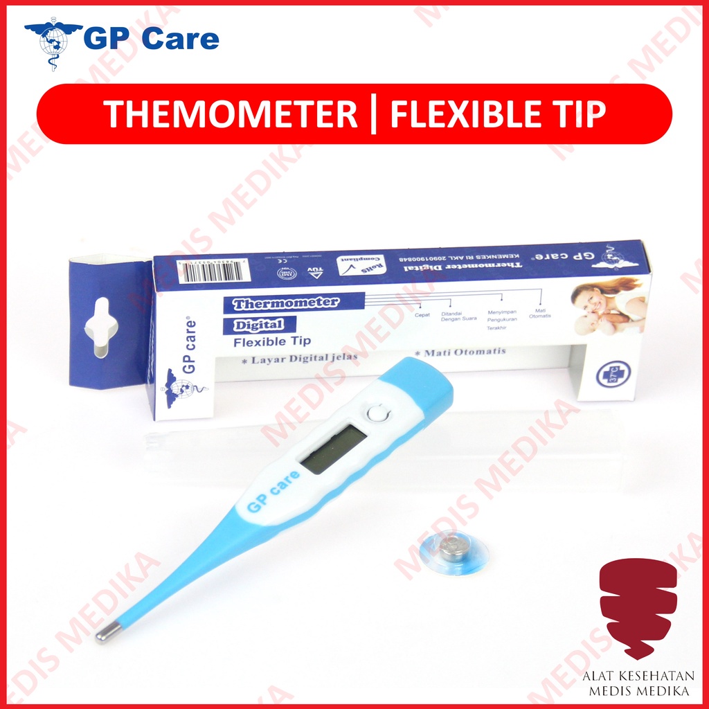 Jual Thermometer Digital Termometer Elastis Alat Ukur Suhu Badan Tubuh ...